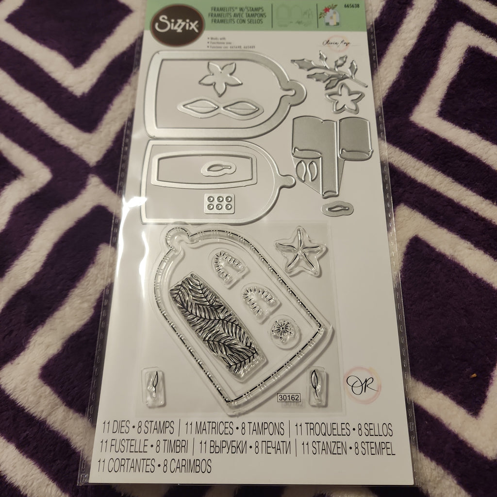 SIZZIX THINLITS DIES and STAMPS CANDLE JAR – Scrapbook Outlet - Gina Marie Designs