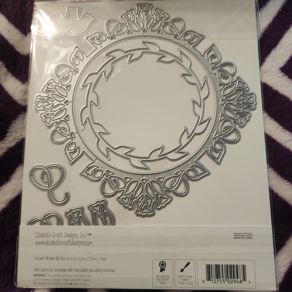 ROSEBUD WREATH & ELEMENTS DIE SET ELIZABETH CRAFT DESIGNS – Scrapbook ...