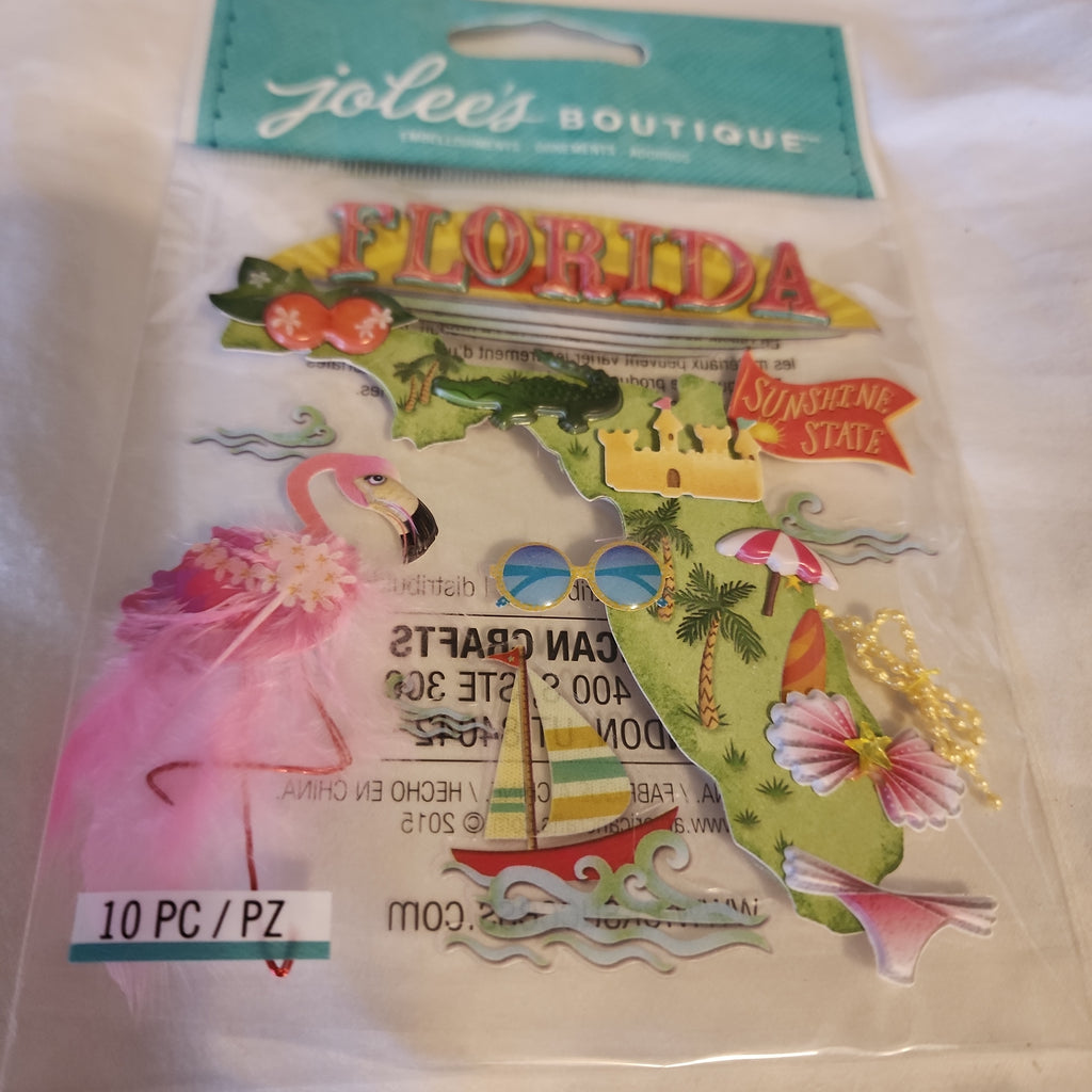 FLORIDA - Jolee's Boutique Stickers – Scrapbook Outlet - Gina Marie Designs