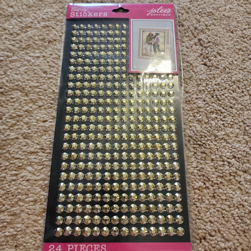 GOLD BLING SHEET - Jolee's BLING Boutique Stickers – Scrapbook Outlet ...