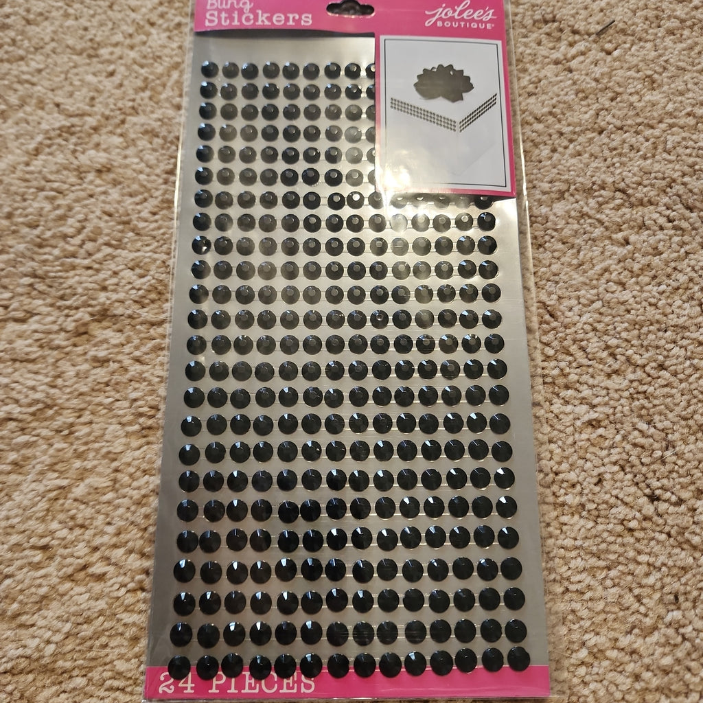 BLACK BLING SHEET - Jolee's BLING Boutique Stickers – Scrapbook Outlet ...