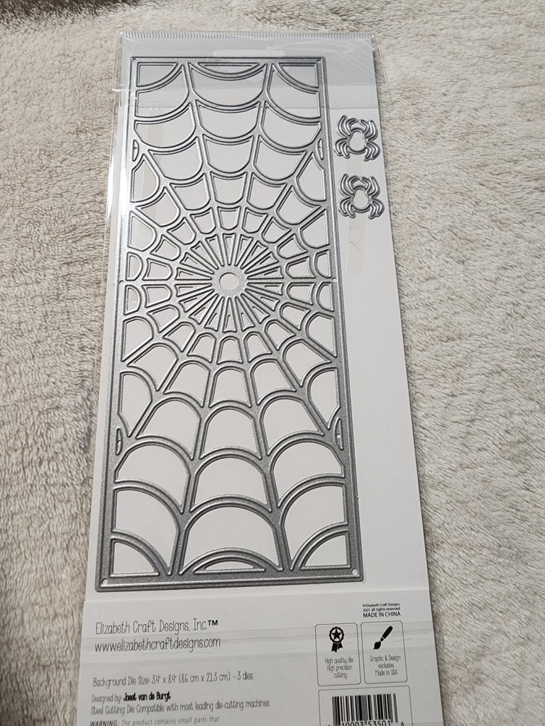 SPIDER WEB SLIMLINE DIE SET - ELIZABETH CRAFT DESIGNS – Scrapbook ...