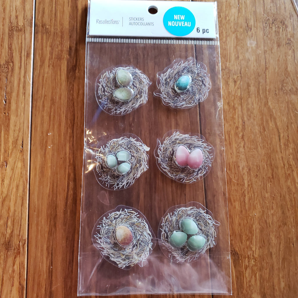 BIRD NESTS - RECOLLECTIONS STICKERS – Scrapbook Outlet - Gina Marie Designs