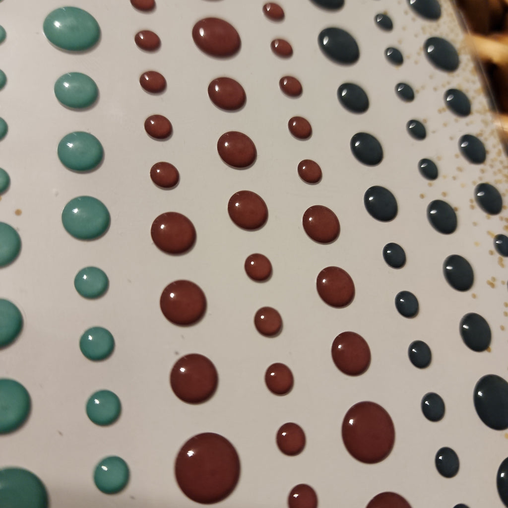 Pioneer Lady Clear Enamel Dots Gina Marie Designs Scrapbook Outlet