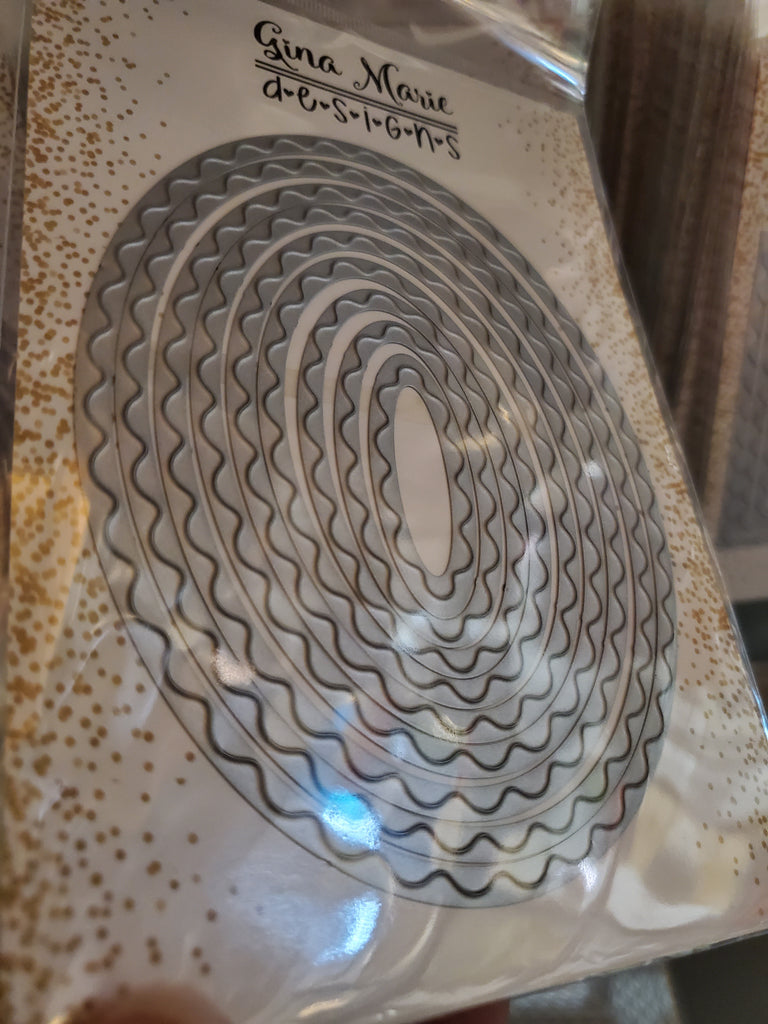 RIC RAC NESTED OVAL DIE SET - Gina Marie Designs – Scrapbook Outlet ...