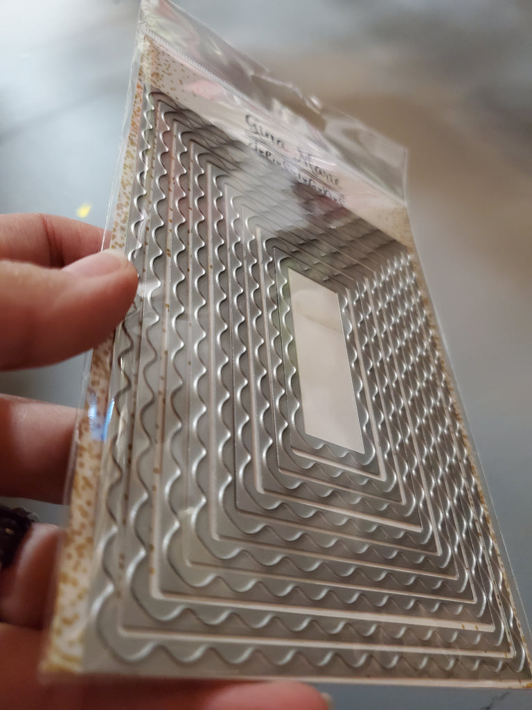 RIC RAC NESTED RECTANGLE DIE SET - Gina Marie Designs – Scrapbook ...