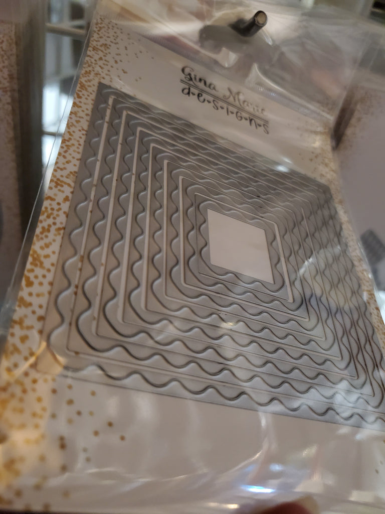 RIC RAC NESTED SQUARE DIE SET - Gina Marie Designs – Scrapbook Outlet ...