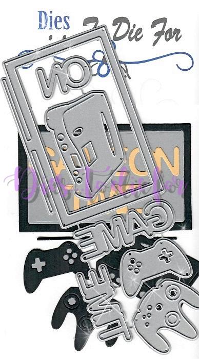 VIDEO GAMES SET DIES - DIES TO DIE FOR – Scrapbook Outlet - Gina Marie ...