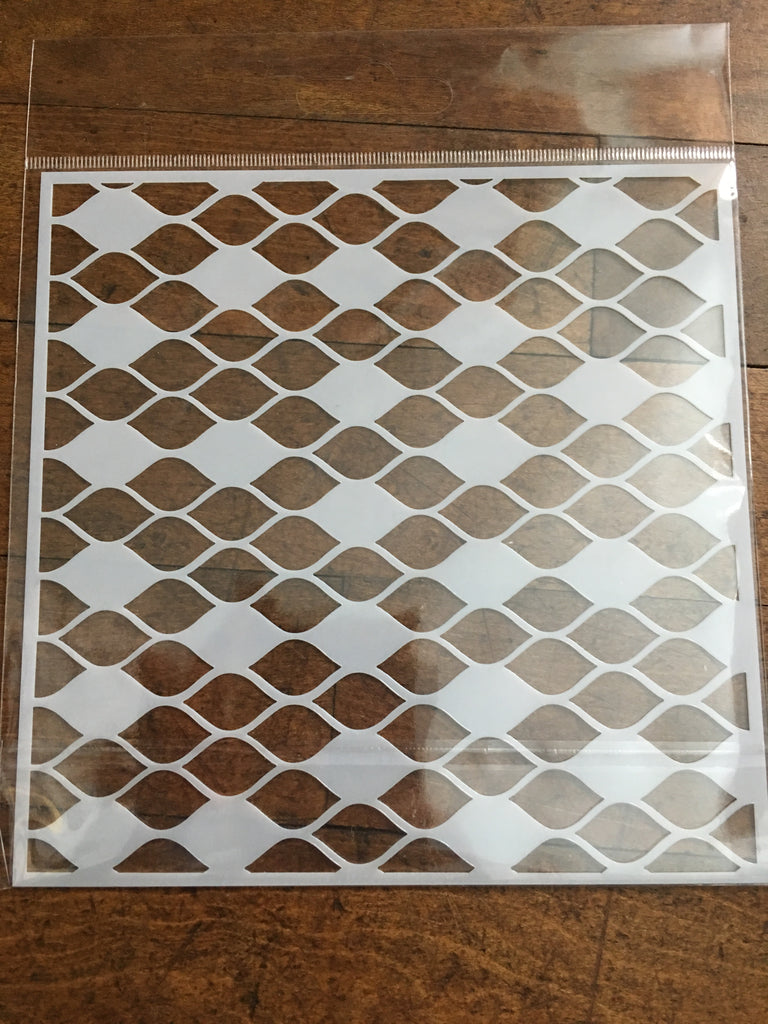 FISH NET 6x6 STENCIL - Gina Marie Designs – Scrapbook Outlet - Gina ...