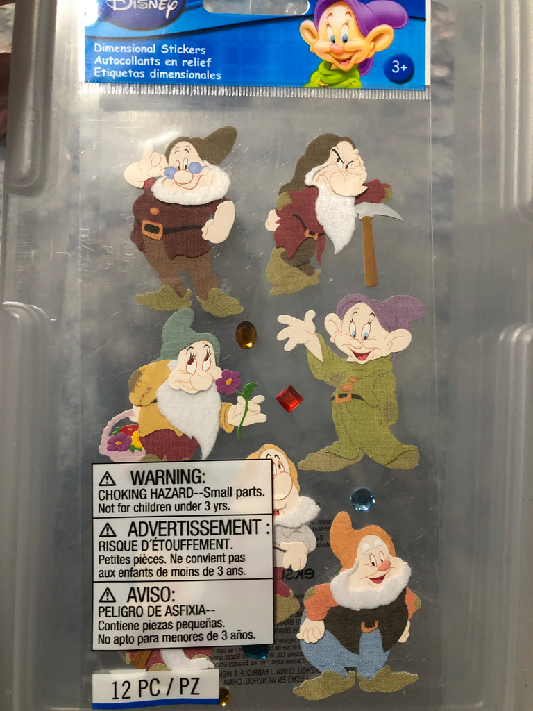 SEVEN DWARFS - Jolees boutique stickers – Scrapbook Outlet - Gina Marie ...