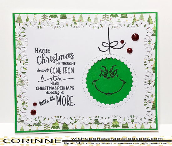 GRINCH THEMED STAMP SET - Gina Marie Designs – Scrapbook Outlet - Gina ...