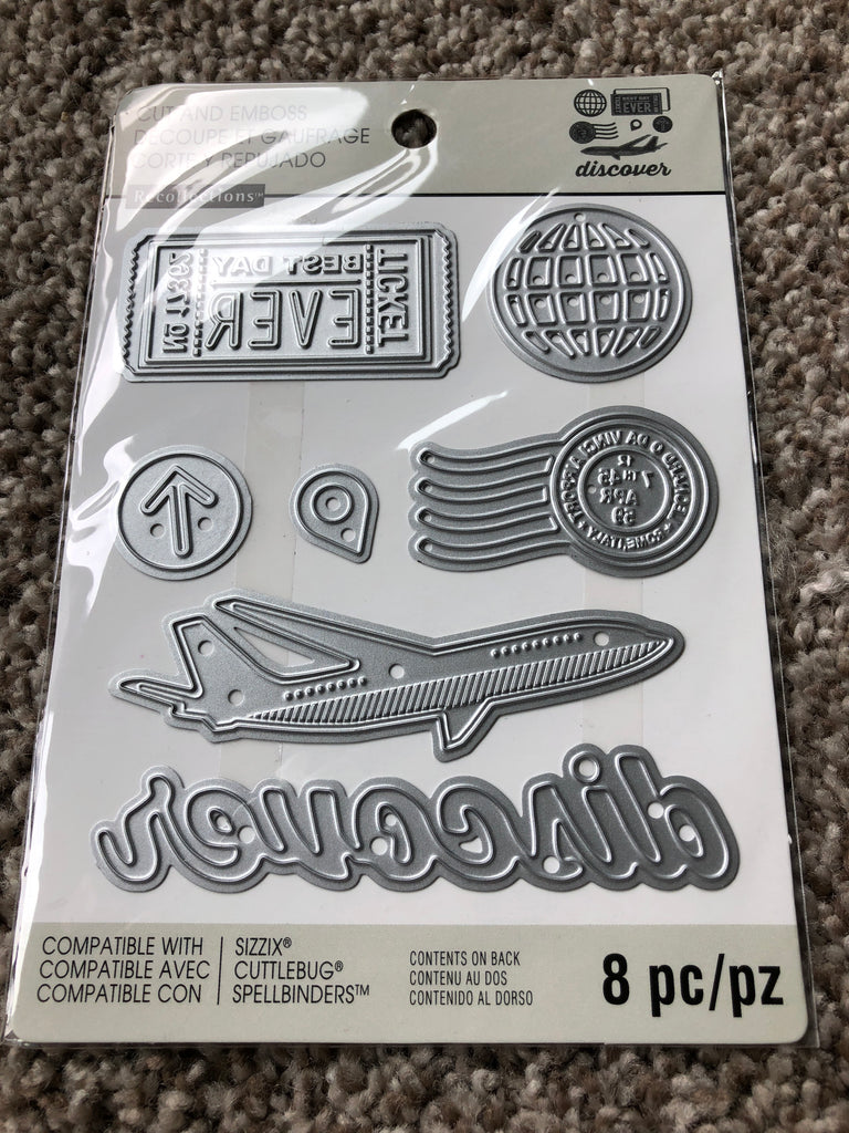 TRAVEL DISCOVER DIE SET RECOLLECTIONS – Scrapbook Outlet - Gina Marie ...