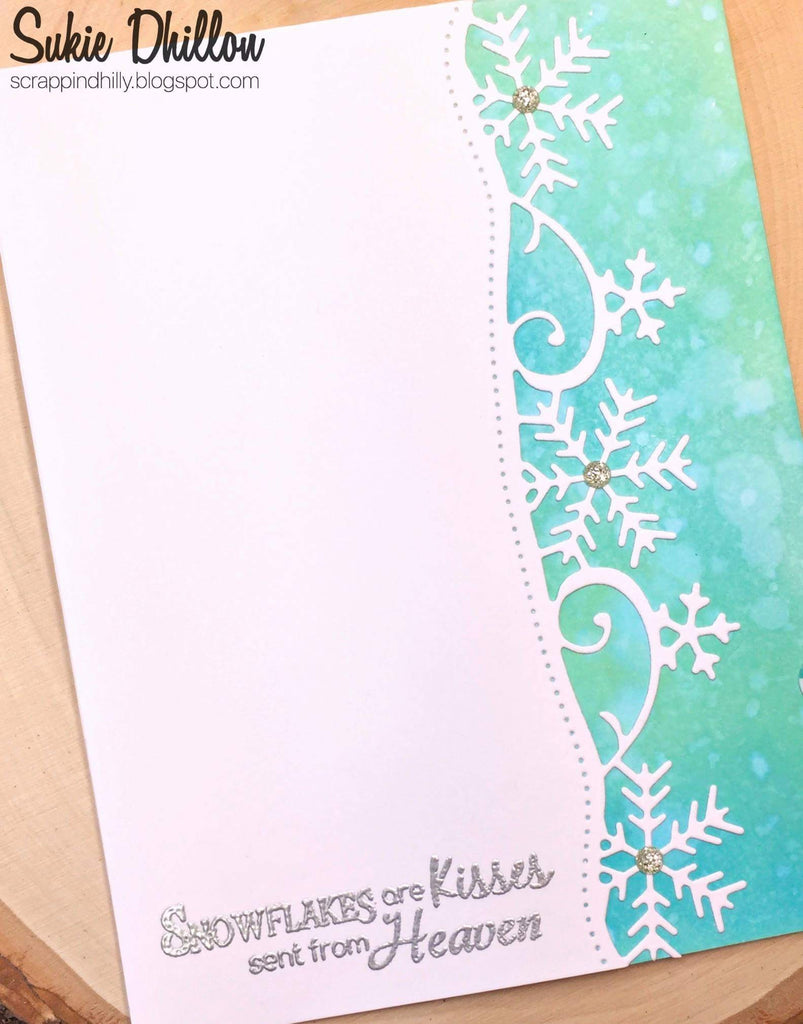 SNOWFLAKE BORDER DIE - Gina Marie Designs – Scrapbook Outlet - Gina ...