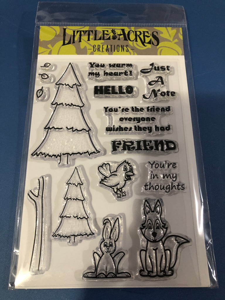 HELLO FRIEND - LITTLE ACRES STAMP SET – Scrapbook Outlet - Gina Marie ...